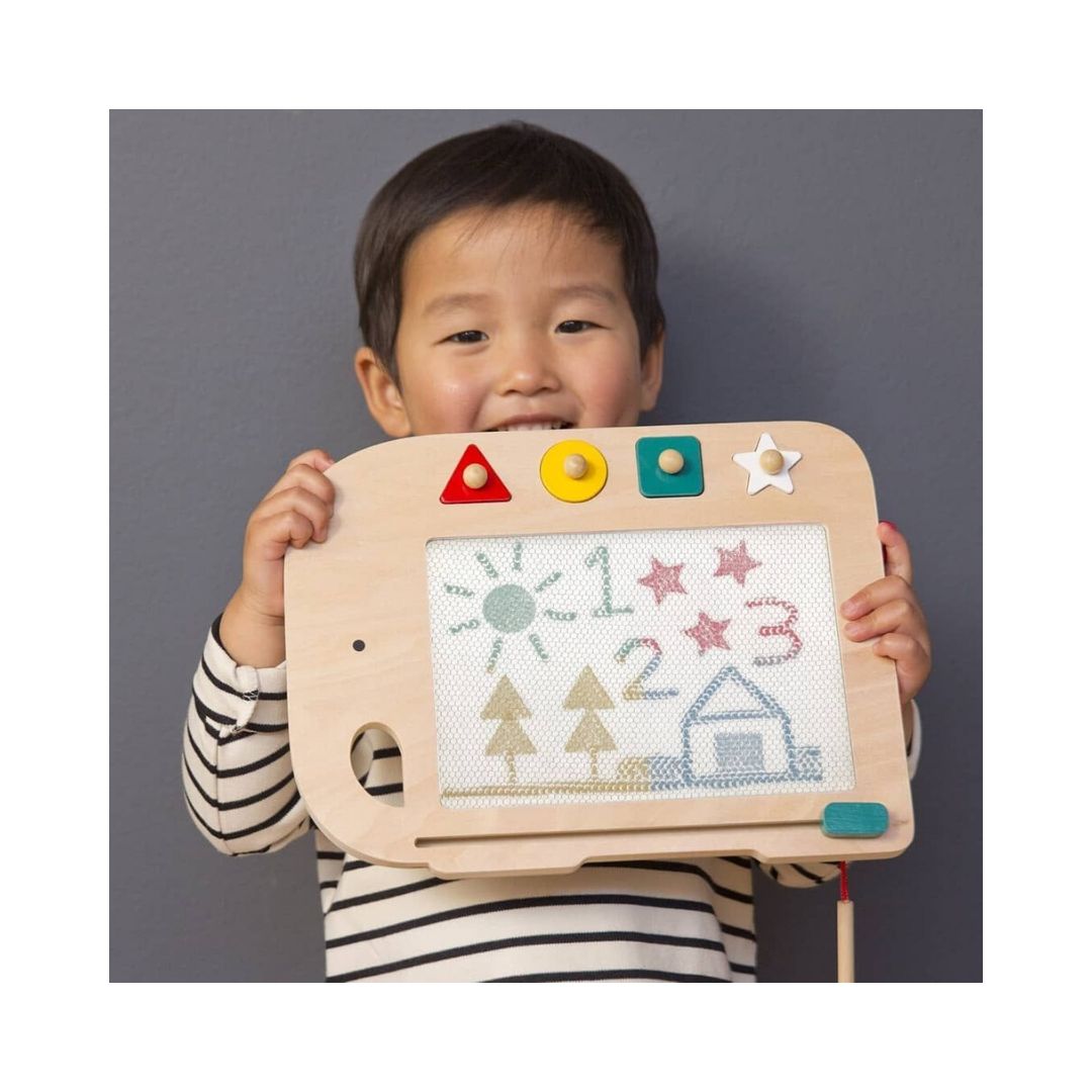 Wooden Magnetic Drawing Board Petit Collage – Jacob's Montessori