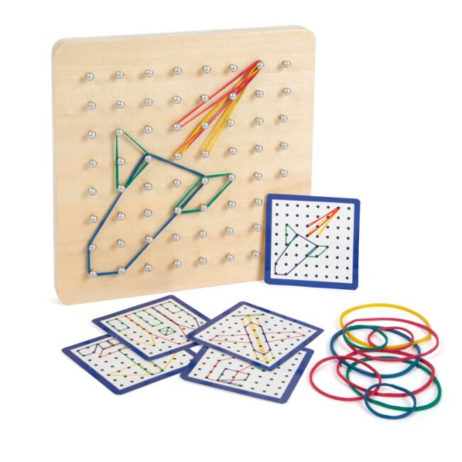 Wooden Geoboard – Jacob's Montessori