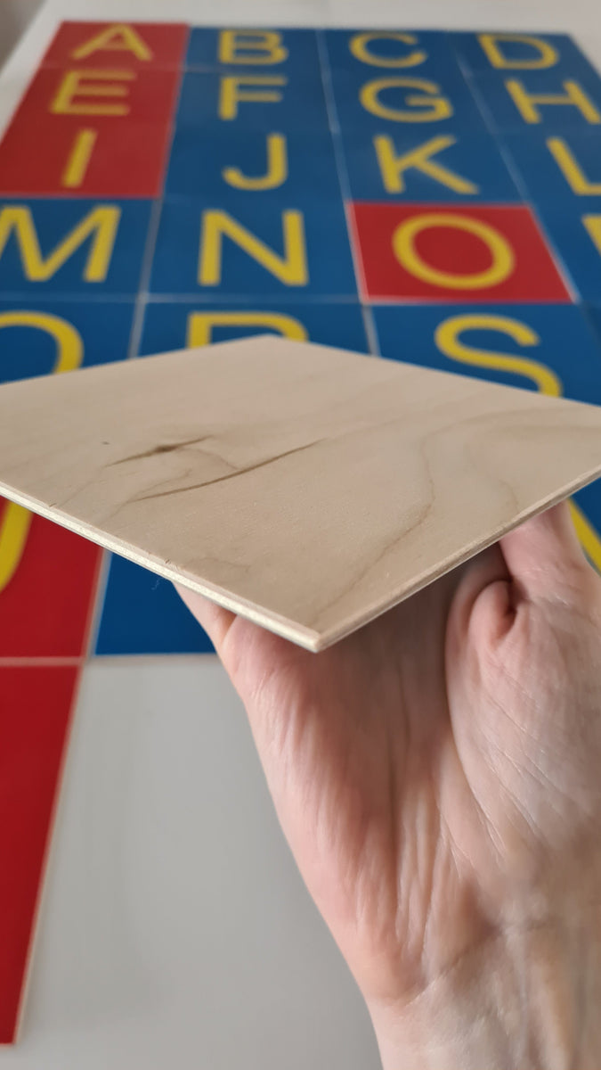 Capital Case Sandpaper Letters – Jacob's Montessori